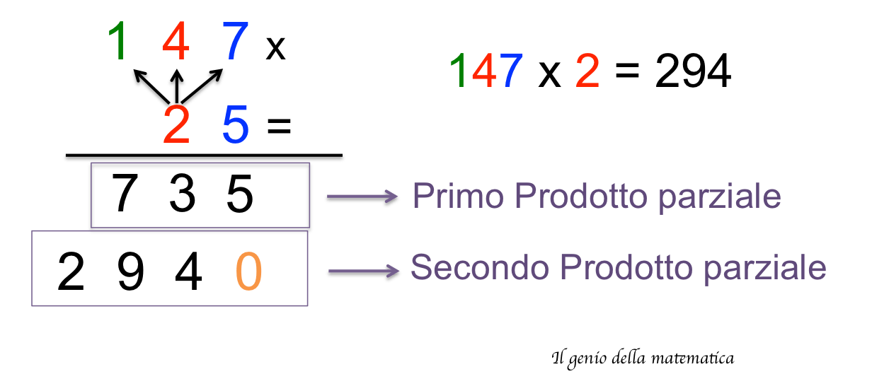 Moltiplicazioni in colonna | Il genio della matematica